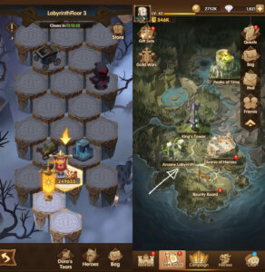 Arcane Labyrinth, Dismal Mode & Lab Path (Map) - AFK Arena Guide