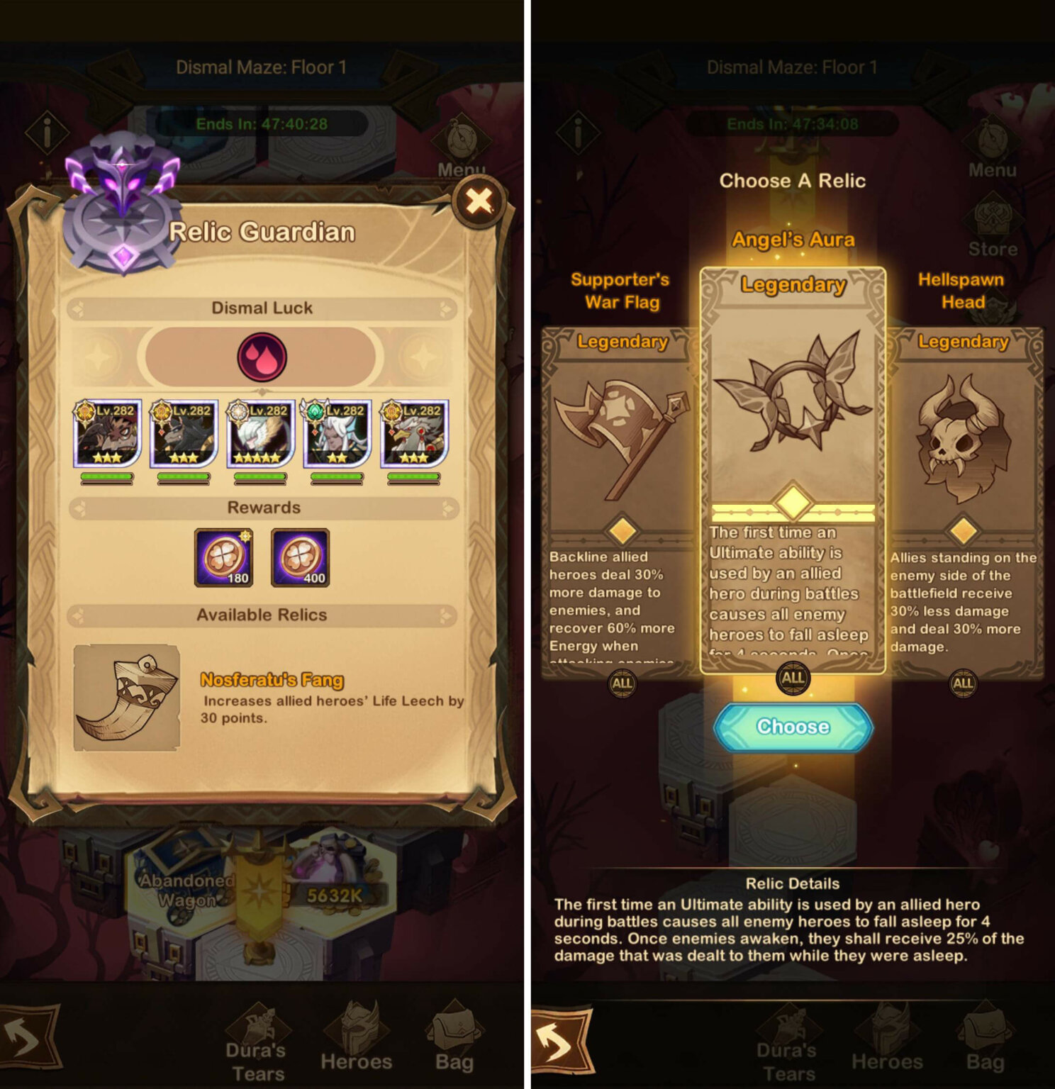 Arcane Labyrinth, Dismal Mode & Lab Path (Map) - AFK Arena Guide