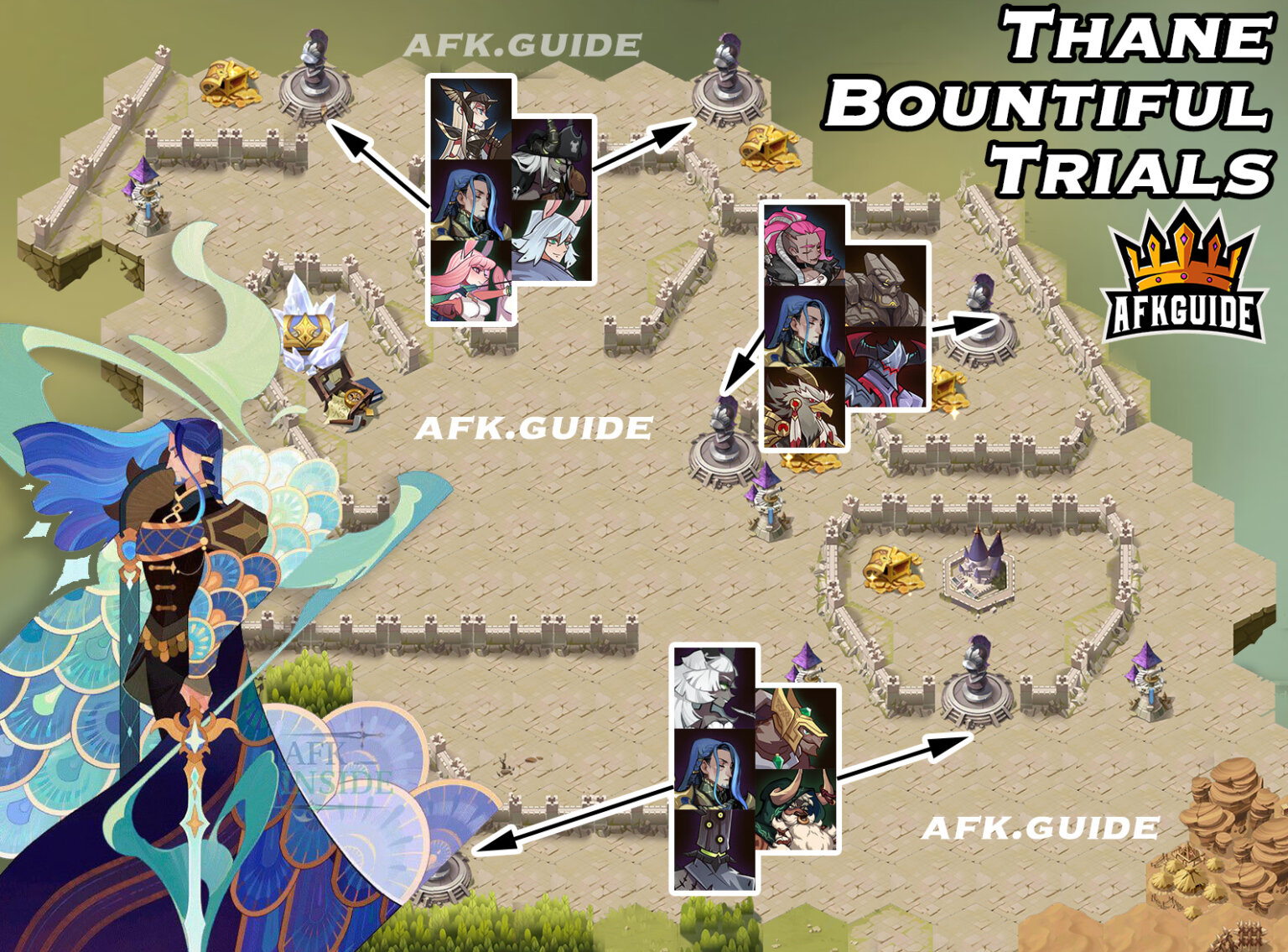 Bountiful Trials Team Walkthrough: Joan of Arc | AFK Arena